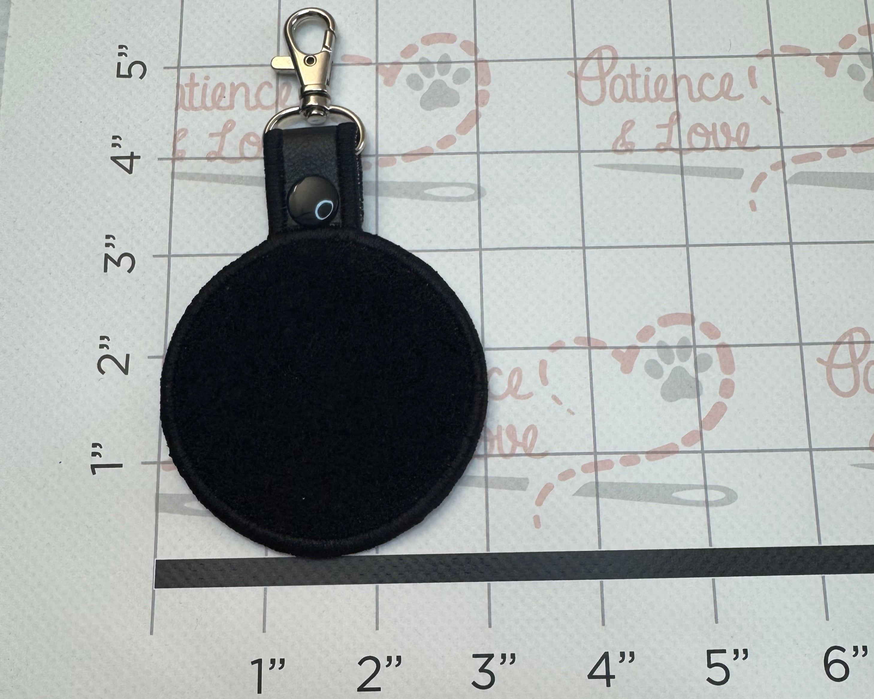 Snap Tab Fob Key, Blank with loop on both sides – PatienceandLove143