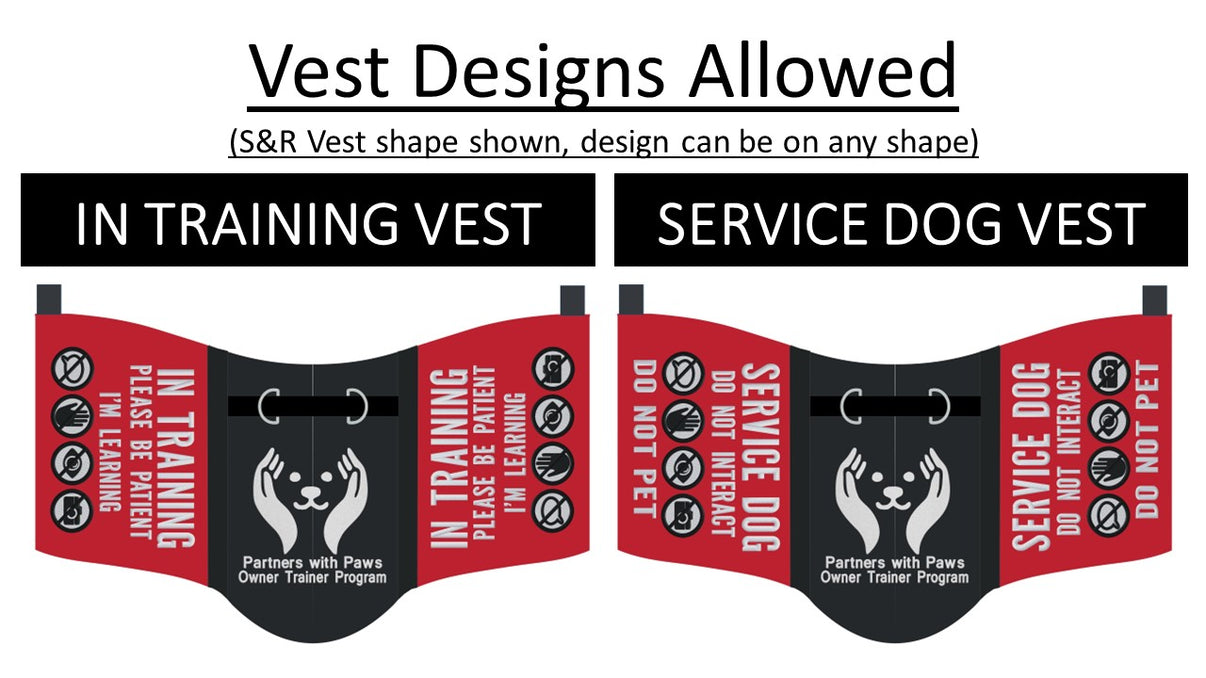 Program Vest - Partners with Paws Service Dogs – PatienceandLove143